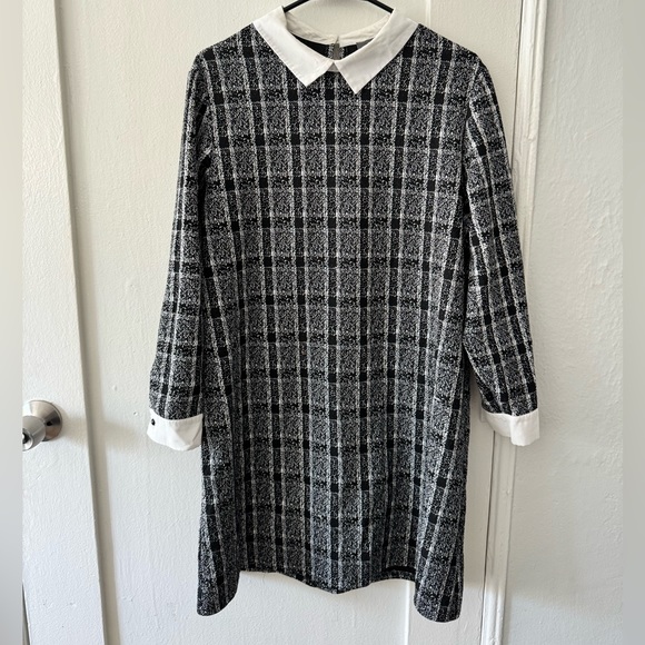 Primark | Dresses | Plaid Black And White Dress Primark | Poshmark